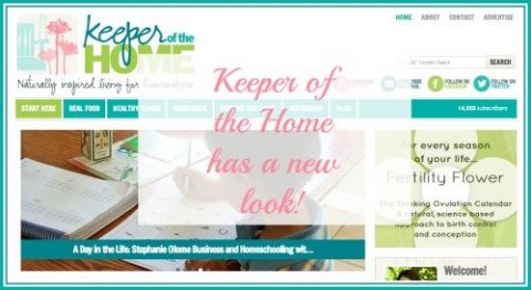 Keeper of the Home Has a New Look - Keeper of the Home