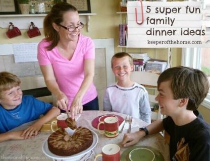 Making Mealtimes FUN! {5 Super Fun Family Dinner Ideas} - Keeper of the ...