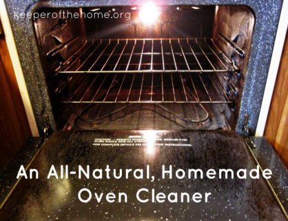 An All-Natural, Homemade Oven Cleaner - Keeper of the Home