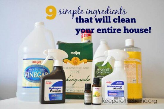 9 Simple Ingredients That Will Clean Your Entire House! - Keeper of the ...