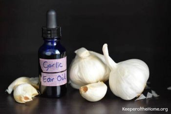 How to Make Garlic Ear Oil to Treat an Ear Infection - Keeper of the Home