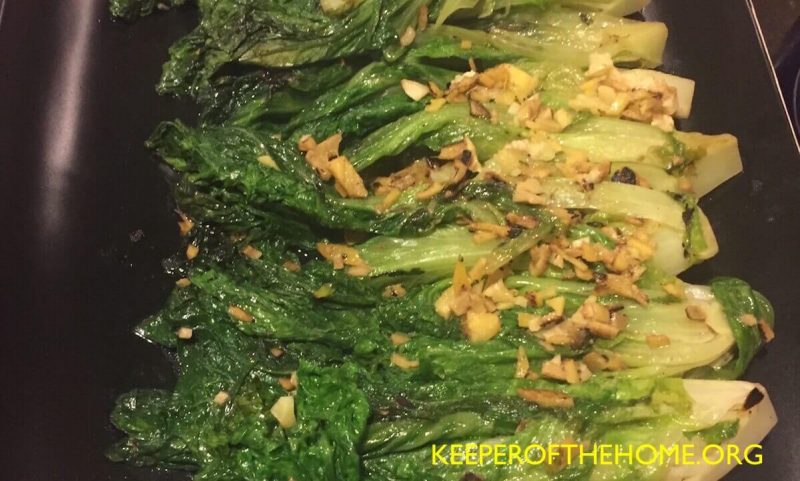 How to Stir-Fry Lettuce the Easy Way #DIYFriday - Keeper of the Home